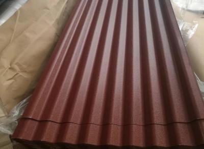 China Prepainted Galvalume Corrugated Steel Roofing Sheet for sale