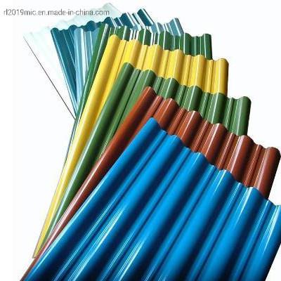 China Ral Color Prepainted Galvanized Galvalume Steel Sheet Corrugated Roofing Sheet for sale