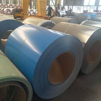 China PPGI Prepainted Corrugated Steel Roofing Sheet Color Coated Coil Color for sale