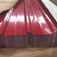 China Gl Gi Galvalume/Galvanized Steel Sheet Aluminum Zinc Color Coated Corrugated Roofing Sheet for sale