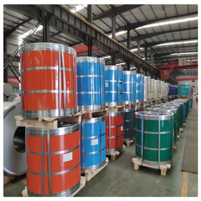 China PPGI Color Coated Steel Coil Ral9002 Prepainted Galvanized Steel Coil Color Coated Steel Coil for sale