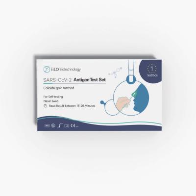 China ISO 13485 SARS-CoV-2 Rapid Antigen Swab Test Kit Class III IiLO Europe for sale
