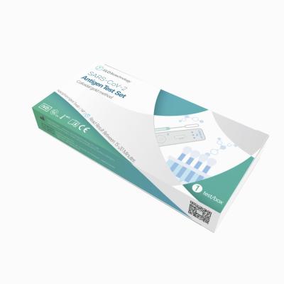 China CE SARS-CoV-2 Antigen Detection Kit For Nasal Swab Use 1 Kit 1 Piece for sale
