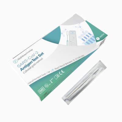 China Class Iii 15 - 20 Minutes Sars-Cov-2 Antigen Rapid Detection Kit Nasopharyngeal Swab for sale