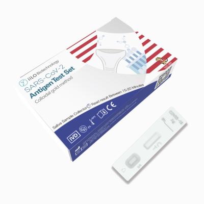 China SARS-CoV-2 Rtk Antigen Self Test Kit Saliva Sample Collector 1 Test/Box for sale