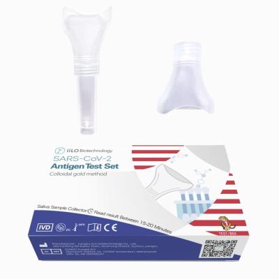 China Class III 15-20 Minutes SARS-CoV-2 Antigen Self Test Set Saliva Sample Collector Malaysia for sale