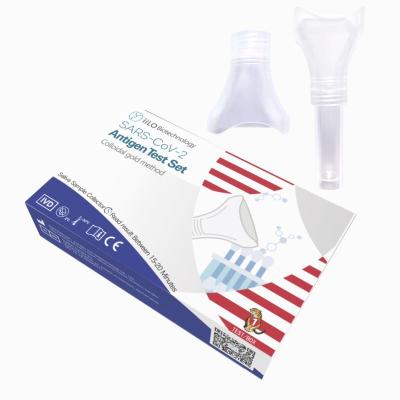 China iiLO 15-20 Minutes SARS-CoV-2 Antigen Self Test Set Saliva Sample Collector Malaysia 1 test/box for sale