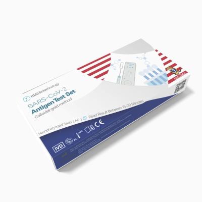 China 2 Years Shelf Life Antigen Nasopharyngeal Test Plastic SARS-CoV-2 for sale