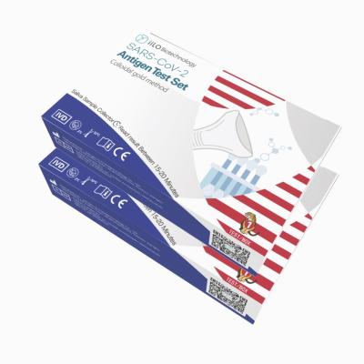 China iiLO Fast reaction rapid SARS-CoV-2 Antigen Self Test Set Saliva Sample Collector Thailand 1 test/box for sale