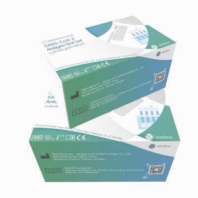 China 99% Accuracy CE SARS-CoV-2 Antigen Test Set Nasopharyngeal Swab 10 test/box for sale