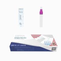 China Plastic 15 - 20 Minutes Antigen Swab Test Kit 1 Test/Box for sale