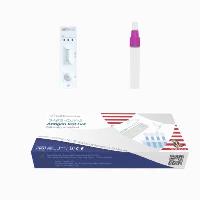 China Plastic 15 - 20 Minutes Antigen Swab Test Kit 1 Test/Box for sale