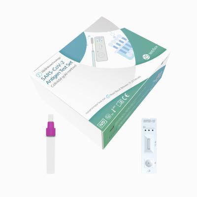 China Home 15-20 Minutes Antigen Rapid Test Kit Nasopharyngeal Swab for sale