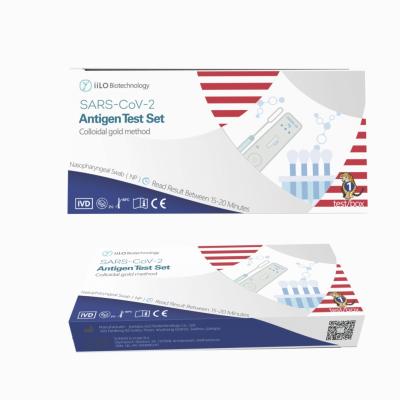 China iiLO Rapid Antigen  Test Kits For SARS-CoV-2 1 Test/Box 70mm Australia for sale