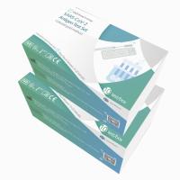 China Plastic CE SARS-CoV-2 Antigen Test Set Nasopharyngeal Swab 10 test/box for sale