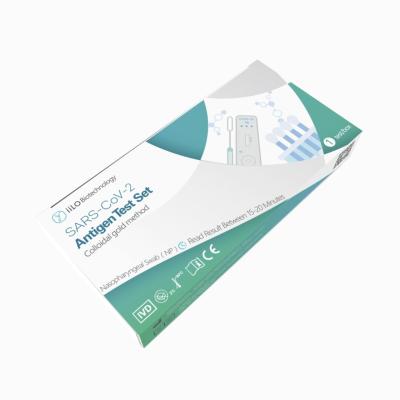 China Class III 70mm SARS-CoV-2 Antigen Test Set Nasopharyngeal Swab 1 piece for sale