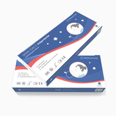 China Class III Oral Version Rapid Antigen Self Test Kit For SARS-CoV-2 Testing Plastic Australia for sale