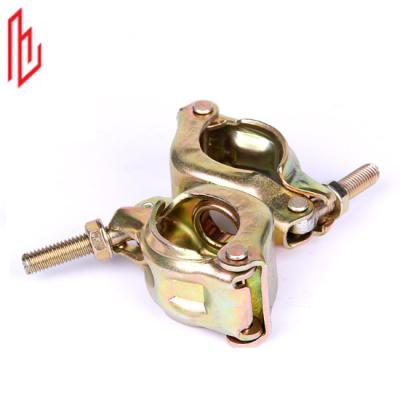 China EN74 BS1139 Standard Pressed Swivel Coupler British Type Electro Galvanized for sale
