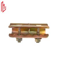 China Electro Galvanized Pressed Sleeve Coupler Q235B Steel 48.3mm EN74 BS1139 for sale