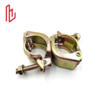 China Steel Scaffolding Double Coupler 48.6mm JIS Q235B Electro Galvanized 3mm Thick 0.6kg for sale