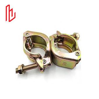 China Steel Scaffolding Double Coupler 48.6mm JIS Q235B Electro Galvanized 3mm Thick 0.6kg for sale