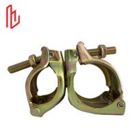 China Electro Galvanized Double Swivel Coupler 48.6x60.5mm JIS Standard 0.65kg for sale