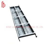 China Galvanized Steel Scaffold Board 420x45mm with Hook for Construction Walkway for sale