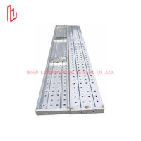 China BS1139 Galvanized Scaffolding Metal Planks 240x45mm Steel Walkboard for Construction for sale
