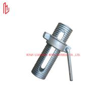 China Steel Scaffolding Prop Nut and Sleeve 200mm 230mm Length Hot Dipped Galvanized for sale
