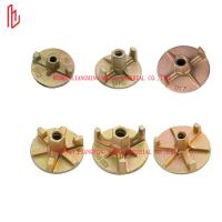 China Ductile Iron Formwork Tie Rod Wing Nut Diameter 12mm 15mm 20mm for Construction for sale