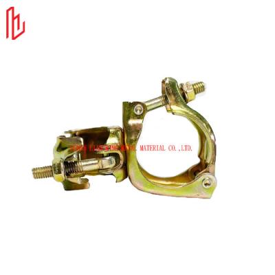 China JIS Standard 48.6x60.5mm Pressed Steel Double Coupler Q235B Electro Galvanized 0.65kg for sale