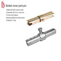 China British Inner Scaffolding Joint Pin Hot Dipped Galvanized 48.3mm BS1139 EN74 for sale