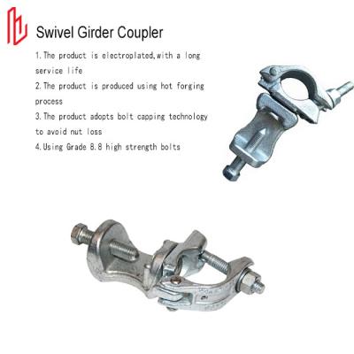 China Q235 British Swivel Girder Coupler BS1139 EN74 Standard 48.3mm Scaffolding Sleeve Coupler for sale