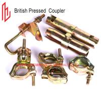 China Q235 Electro Galvanized Scaffolding Double Coupler 48.3mm BS1139 EN74 for sale