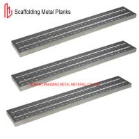 China BS1139 Pre Galvanized Steel Scaffolding Planks 210x45mm 1.0-1.2mm Thick for sale