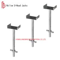 China Adjustable Hollow Scaffolding U Head Jack Q235B EN74 AS1576.2 34mm 400mm for sale