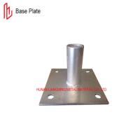 China Q235B Scaffolding Adjustable Base Plate 150x150mm Galvanized Painted for sale