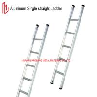 China Aluminum Single Straight Ladder 3m 4m 5m 6m Custom 150kg Load for sale
