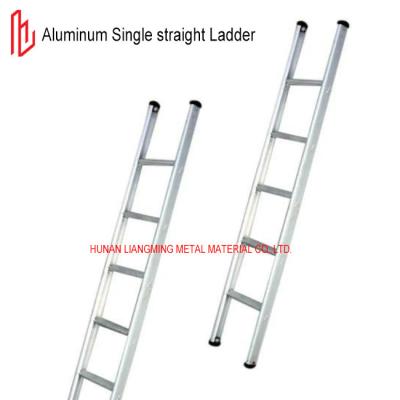 China Aluminum Single Straight Ladder 3m 4m 5m 6m Custom 150kg Load for sale