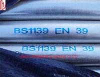 China EN39 Hot Dipped Galvanized Scaffolding Tube 48.3mm OD 1.8-4.0mm Thickness for sale