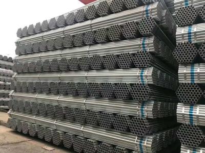 China Round Steel Scaffolding Galvanized Pipe EN39 BS1139 48.3mm 3.20mm Wall Thickness for sale