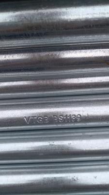China 48.3mm Galvanized Scaffolding Pipe 3.20mm Wall Thickness Plain or Threaded Ends for sale