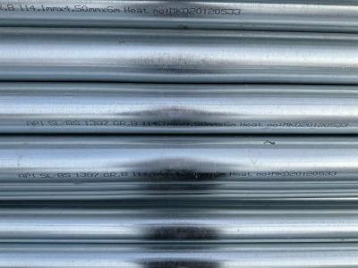 China Hot Dipped Galvanized Steel Pipe Round ASTM A53 API 5L 200-500g/m2 Zinc Coating for sale