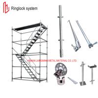 China Q235B Q345B Ringlock Scaffolding System AS 1576.3 Standard 48.3mm OD for Construction for sale