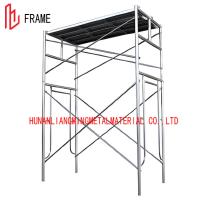 China Steel Portal Frame Scaffolding H Frame Walkthrough Frame 48.3mm OD 1.8m Height for sale