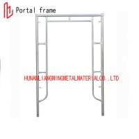 China Walk Through Frame Scaffolding 1.625 OD Steel Frame 3ft Width 6ft 7in Height for sale