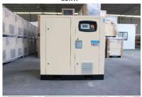 China 22Kw Variable Speed Screw Compressor Rotary 440v Single Stage Boss End for sale