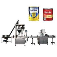 China Touch Screen Multi Purpose Metal Cans Packing Machine With Stainless Steel Construction for sale