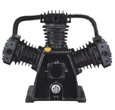 China Oil Lubricated 3 HP Air Compressor Head with 125 PSI Maximum Pressure for sale