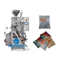 China 2.0 KW High Speed 304 Stainless Steel Tea Bag Filling Machine for Three Sides Sealed Bags for sale